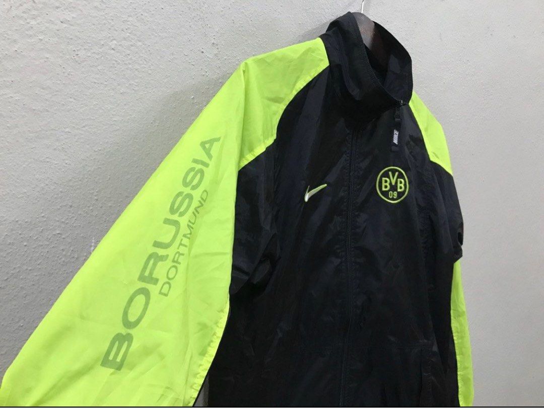 90s NIKE Borussia Dortmund Windbreaker Jacket soccer/football jersey ...