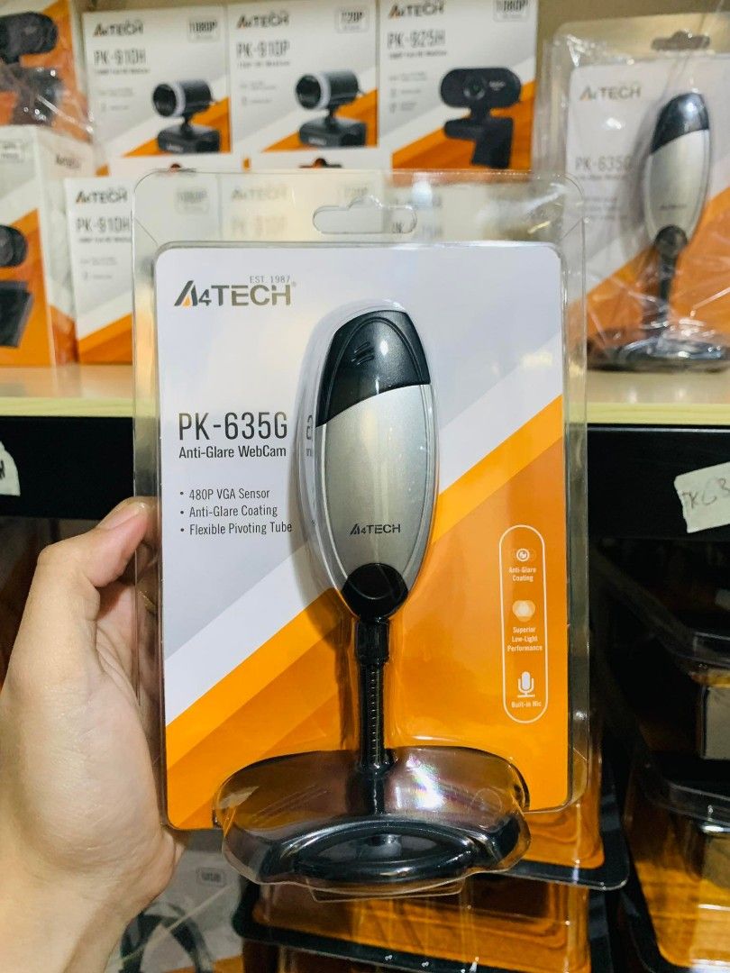 A4Tech PK-635G 480P Anti Glare Web Camera with Mic on Carousell