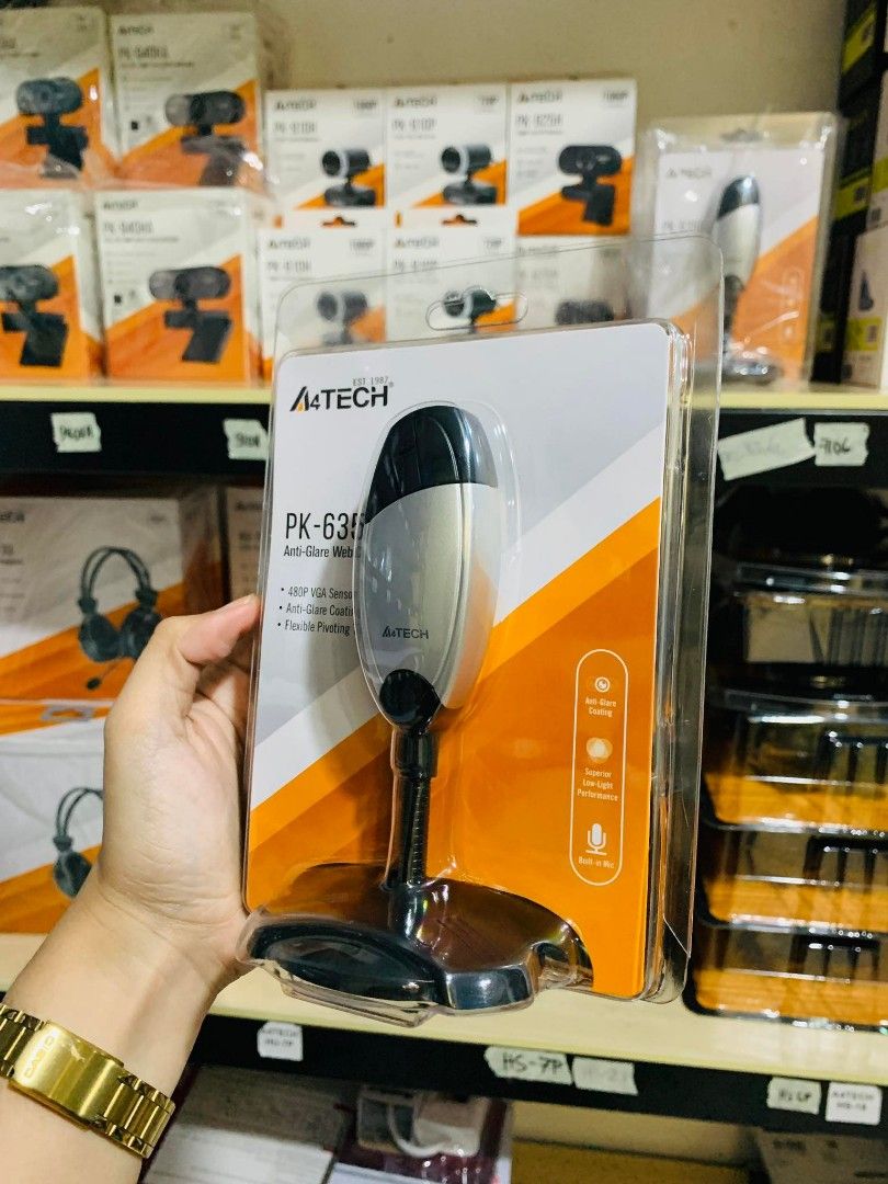 A4Tech PK-635G 480P Anti Glare Web Camera with Mic on Carousell
