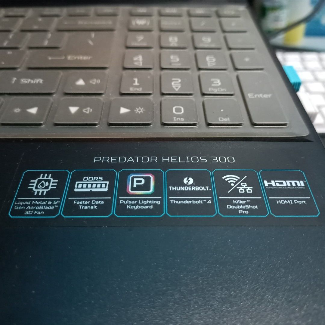 Acer Predator Helios 300 Core i9 12th Gen, 32GB RAM, Computers & Tech ...