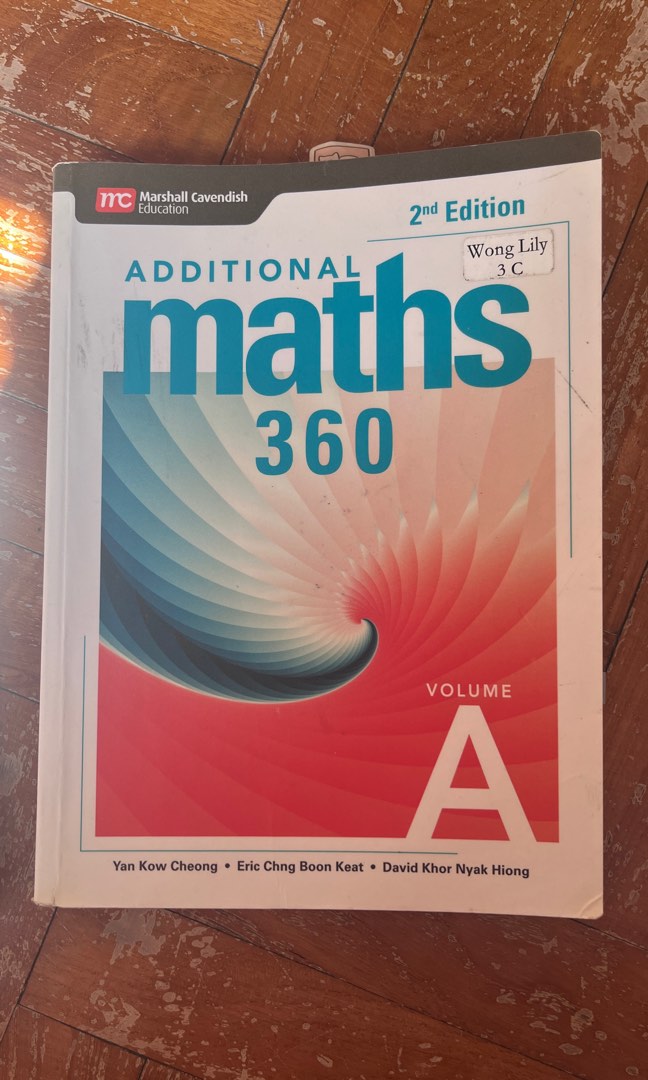 Additional math textbook volume A, Hobbies & Toys, Books & Magazines ...