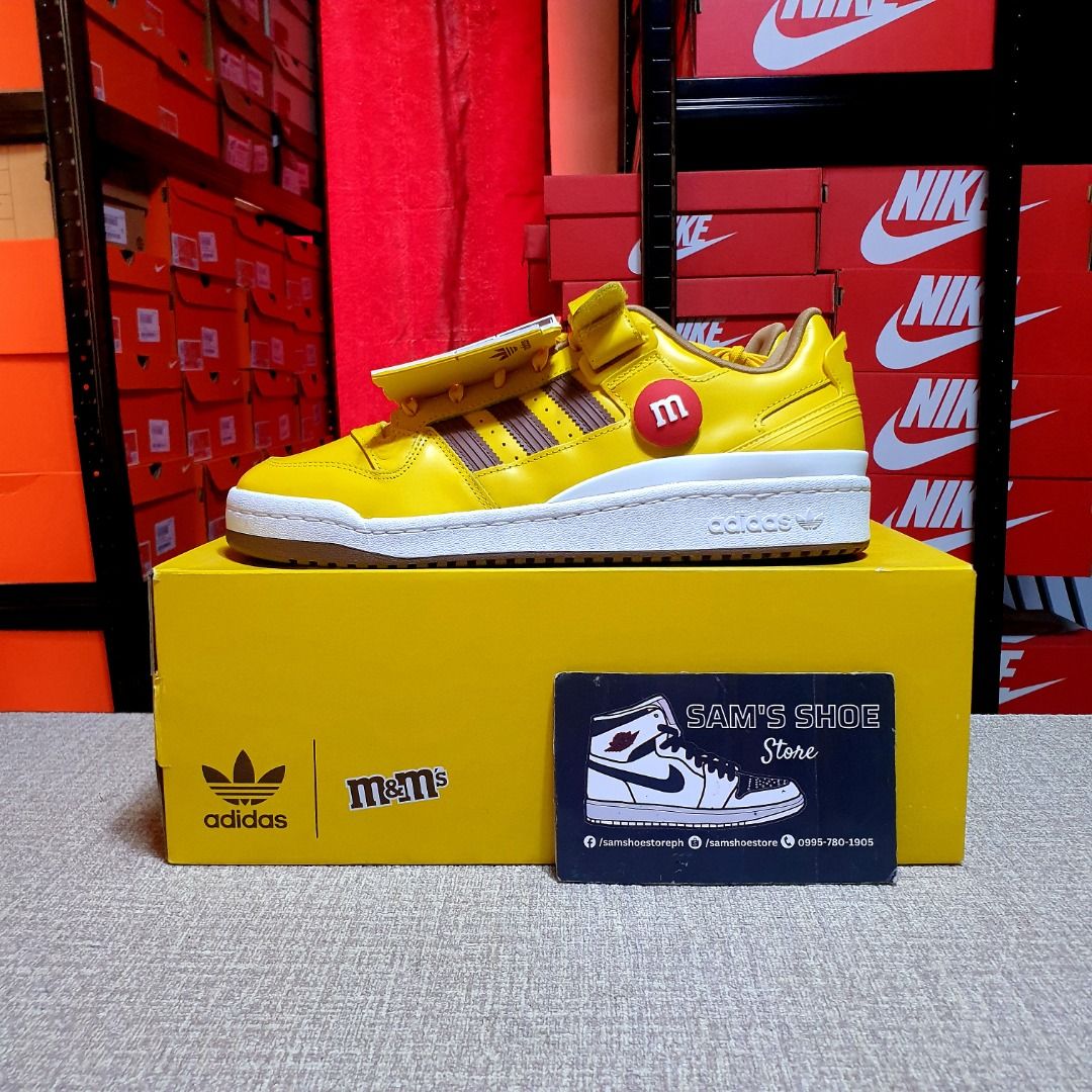 Adidas M&M's Forum 84 Low "Peanut", Men's Fashion, Footwear, Sneakers on Carousell