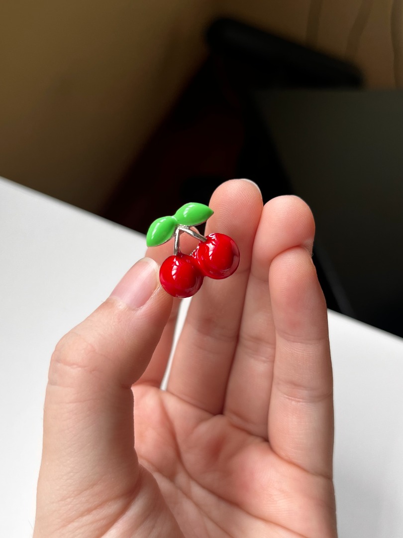 Adjustable cherry ring, Women's Fashion, Jewelry & Organisers, Rings on Carousell