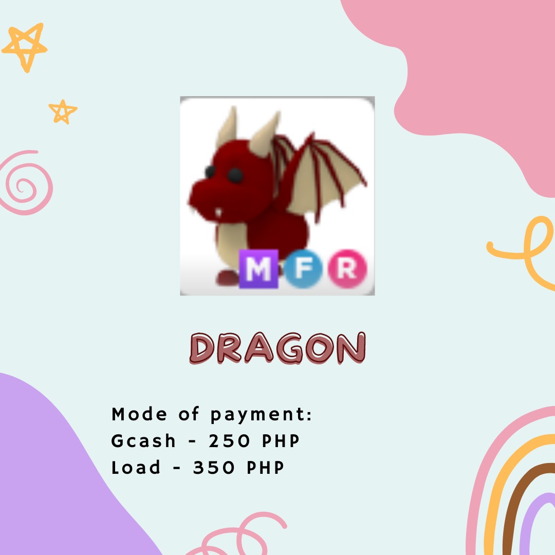 ADOPT ME MFR DRAGON (MEGA NEON FLY RIDE) on Carousell