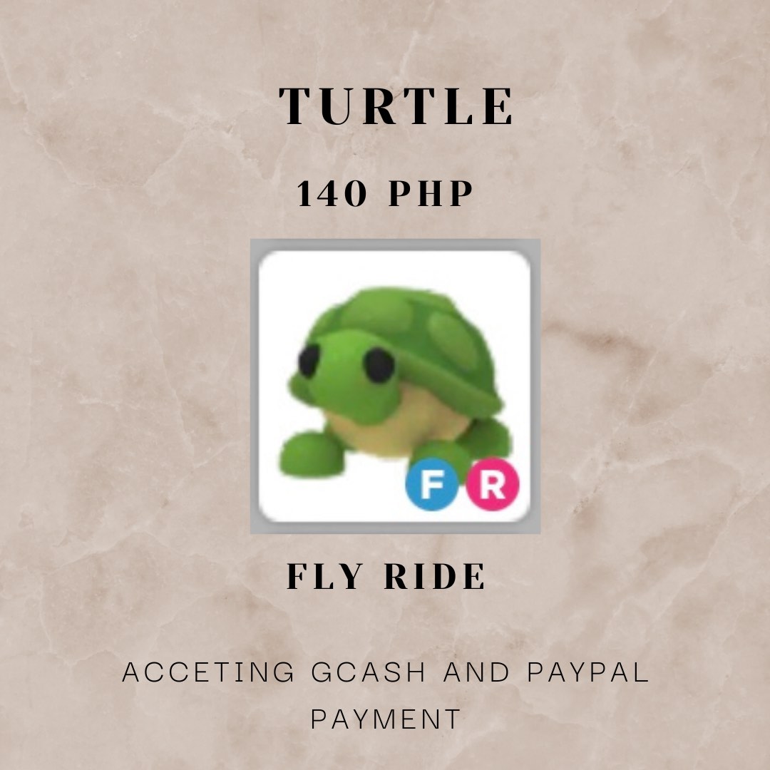 Adopt Me Pets | Turtle, Video Gaming, Gaming Accessories, In-Game ...