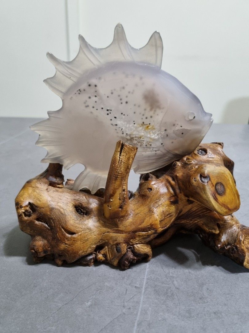 Agate Geode Fish, Hobbies & Toys, Memorabilia & Collectibles, Vintage ...