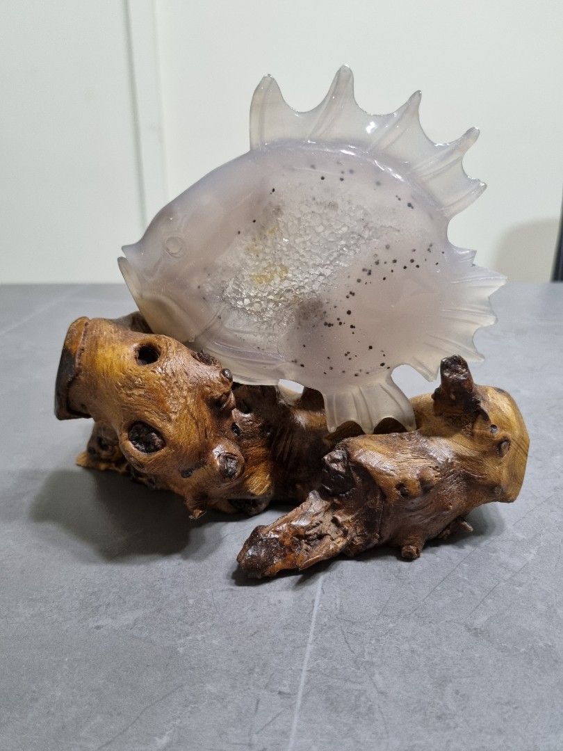 Agate Geode Fish, Hobbies & Toys, Memorabilia & Collectibles, Vintage ...
