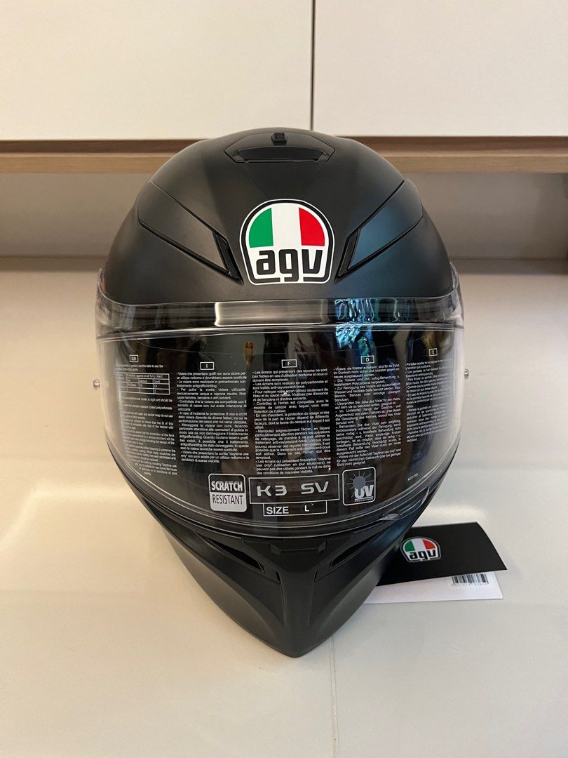 AGV K3 Full face helmet, Motorcycles, Motorcycle Apparel on Carousell