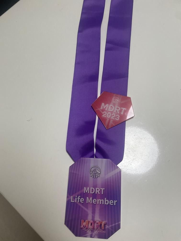 Aia Mdrt 2023 honor roll & MDRT badge, 門票＆禮券, 本地景點門票及交通 - Carousell