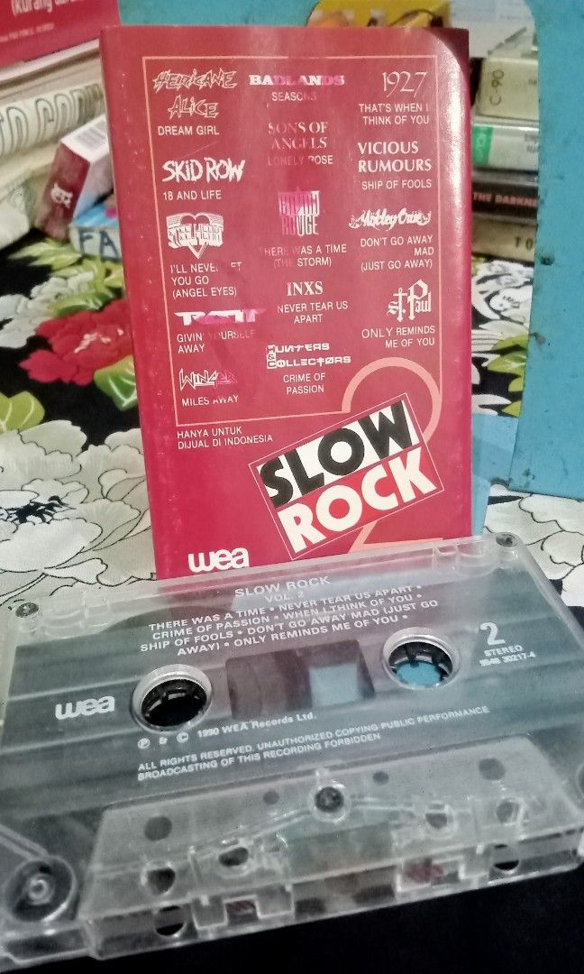ALbum Cassete SLoW RoCk 2, Musik & Media, CD, DVD & Lainnya di Carousell