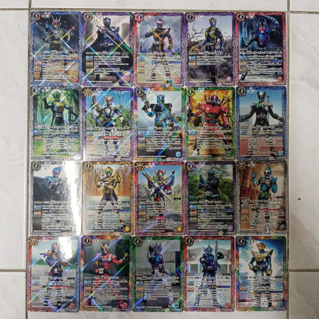 ALL SECONDARY KAMEN RIDER CARD BATTLE SPIRIT, Hobbies & Toys ...
