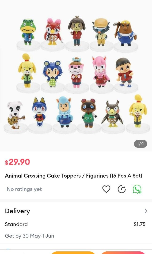 Animal crossing new horizon figurine, Hobbies & Toys, Memorabilia ...