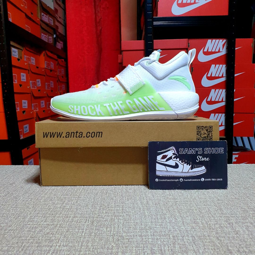 Anta Shock The Game - Mint Green on Carousell