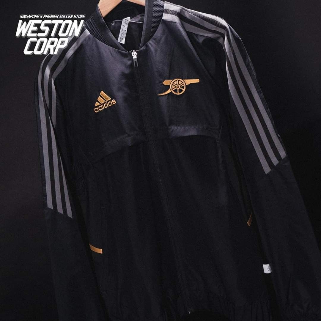 Arsenal 2022 2023 Anthem Jacket (Carbon), Men's Fashion, Coats, Jackets ...