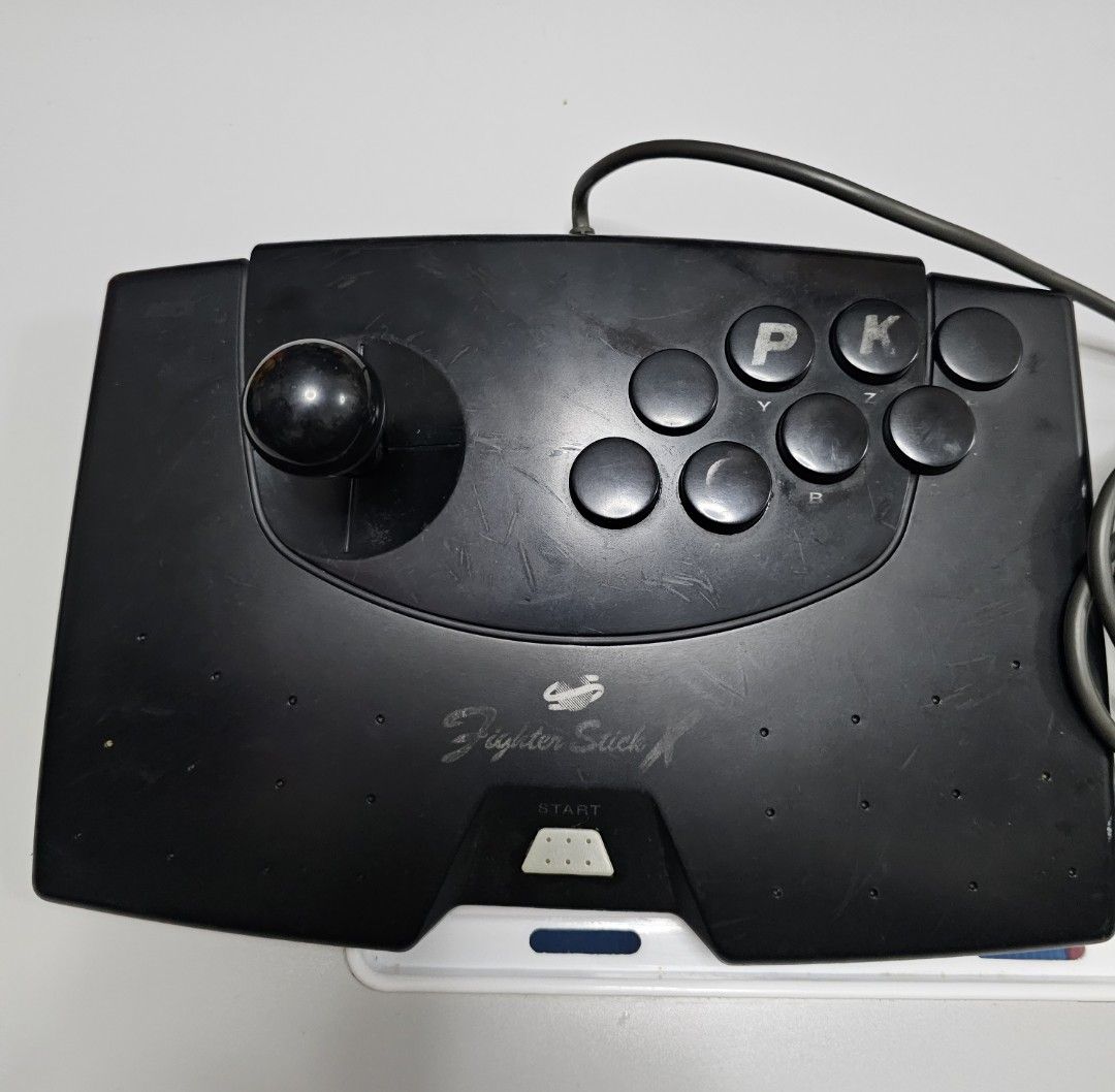 ASCII Saturn Fighter Stick X, 電子遊戲, 遊戲機配件, 手掣 - Carousell