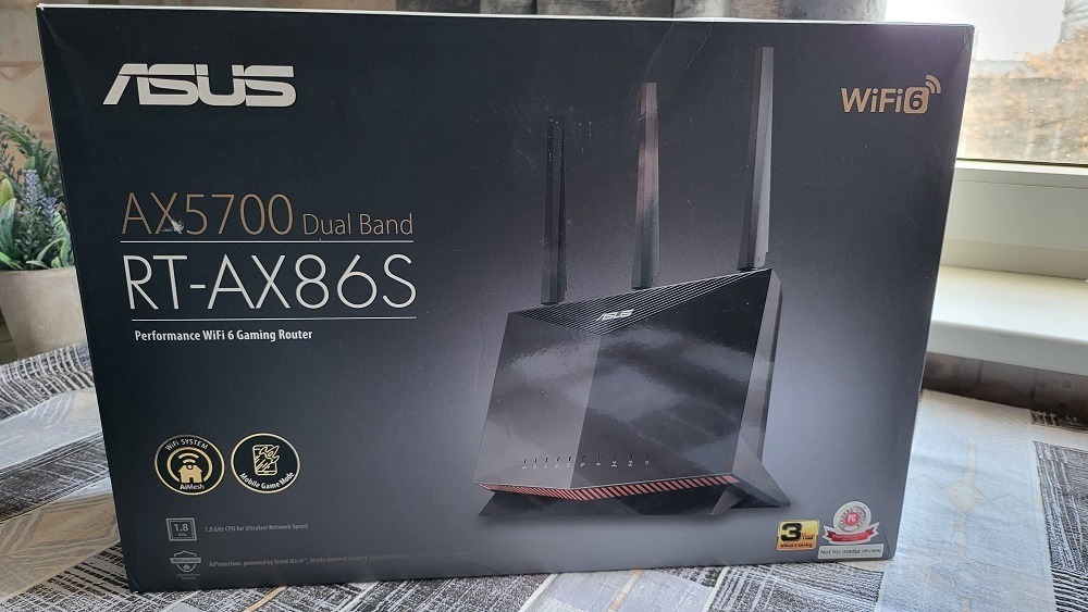 Asus Dual Band AX5700 RT-AX86S WiFi 6 Gaming Router | Free Delivery ...