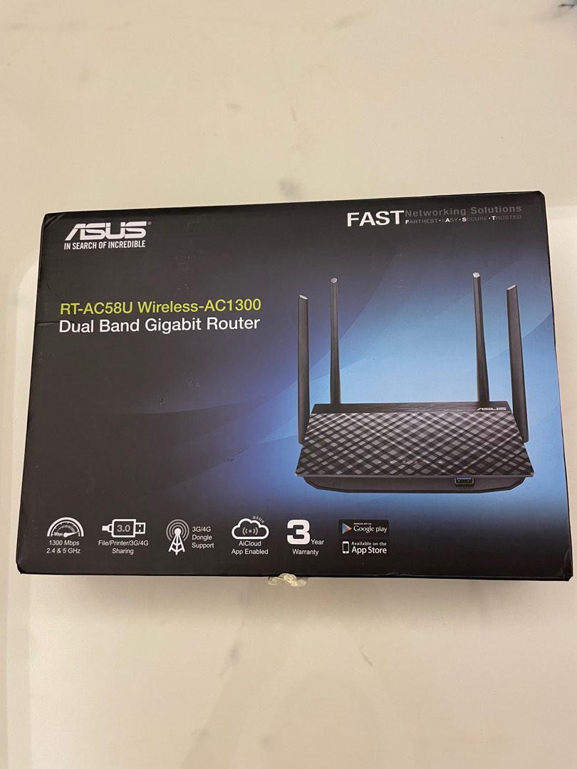 ASUS Gadgit Router AC1300 (Dual band), 電腦＆科技, 電腦周邊及配件, Wifi及上網相關產品 ...