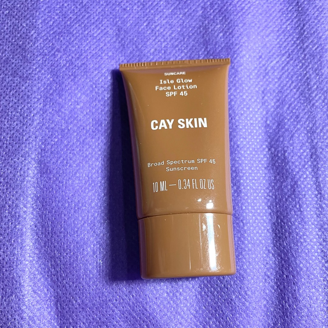 AUTHENTIC isle glow face lotion cay skin sunscreen, Beauty & Personal ...