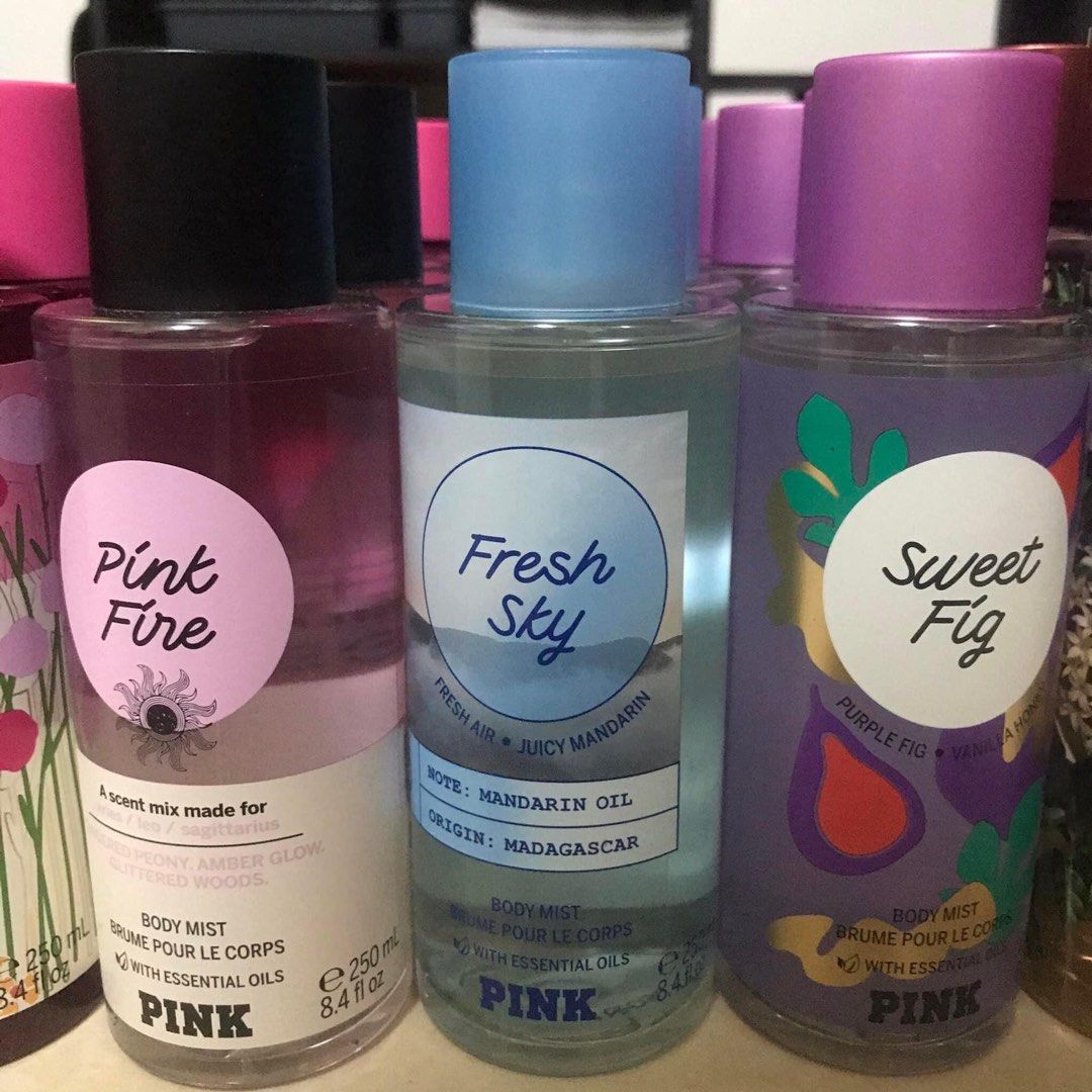 AUTHENTIC PINK BODY MIST | 3PCS FOR P1000, Beauty & Personal Care ...