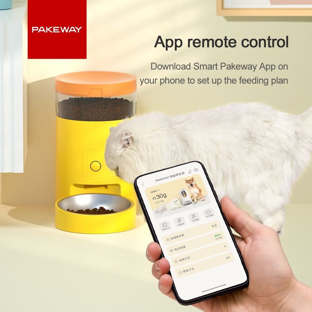Automatic Pet Feeder SmartSmart Plus for Dog Cat Auto Food Dispenser ...