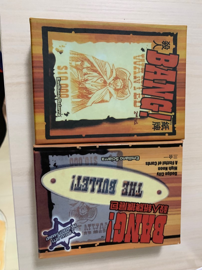 Bang boardgame 連擴充包, 興趣及遊戲, 玩具 & 遊戲類 - Carousell