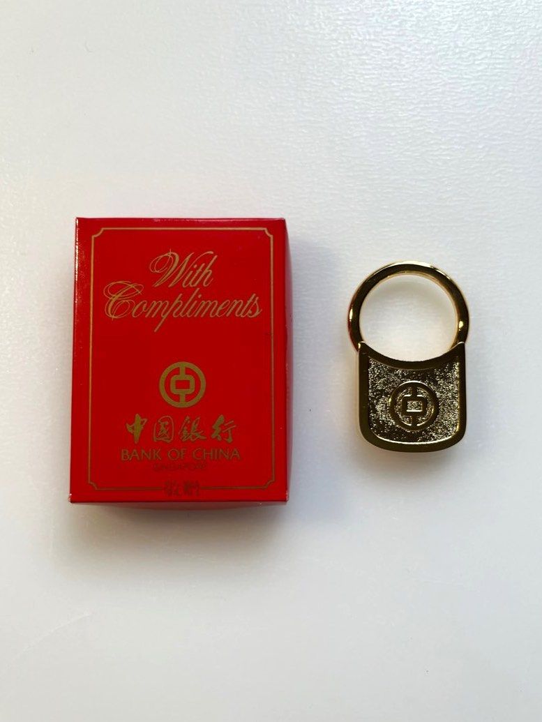 Bank of China Keychain (new), Hobbies & Toys, Memorabilia ...