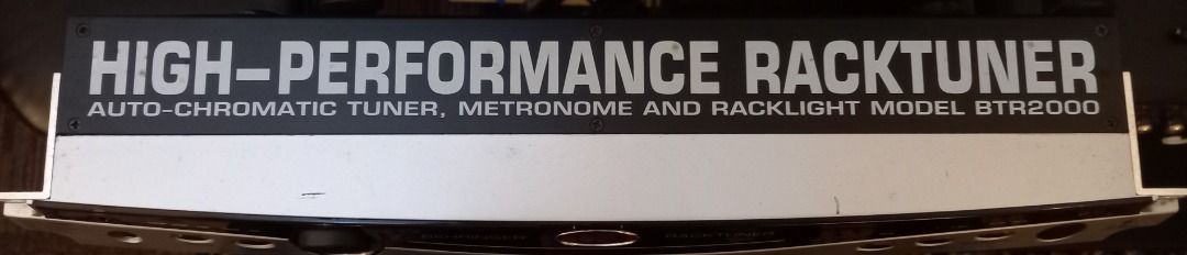 BEHRINGER Rack Tuner BTR2000, Hobbies & Toys, Music & Media, Music ...