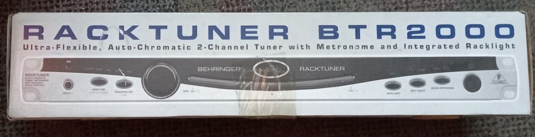 BEHRINGER Rack Tuner BTR2000, Hobbies & Toys, Music & Media, Music ...