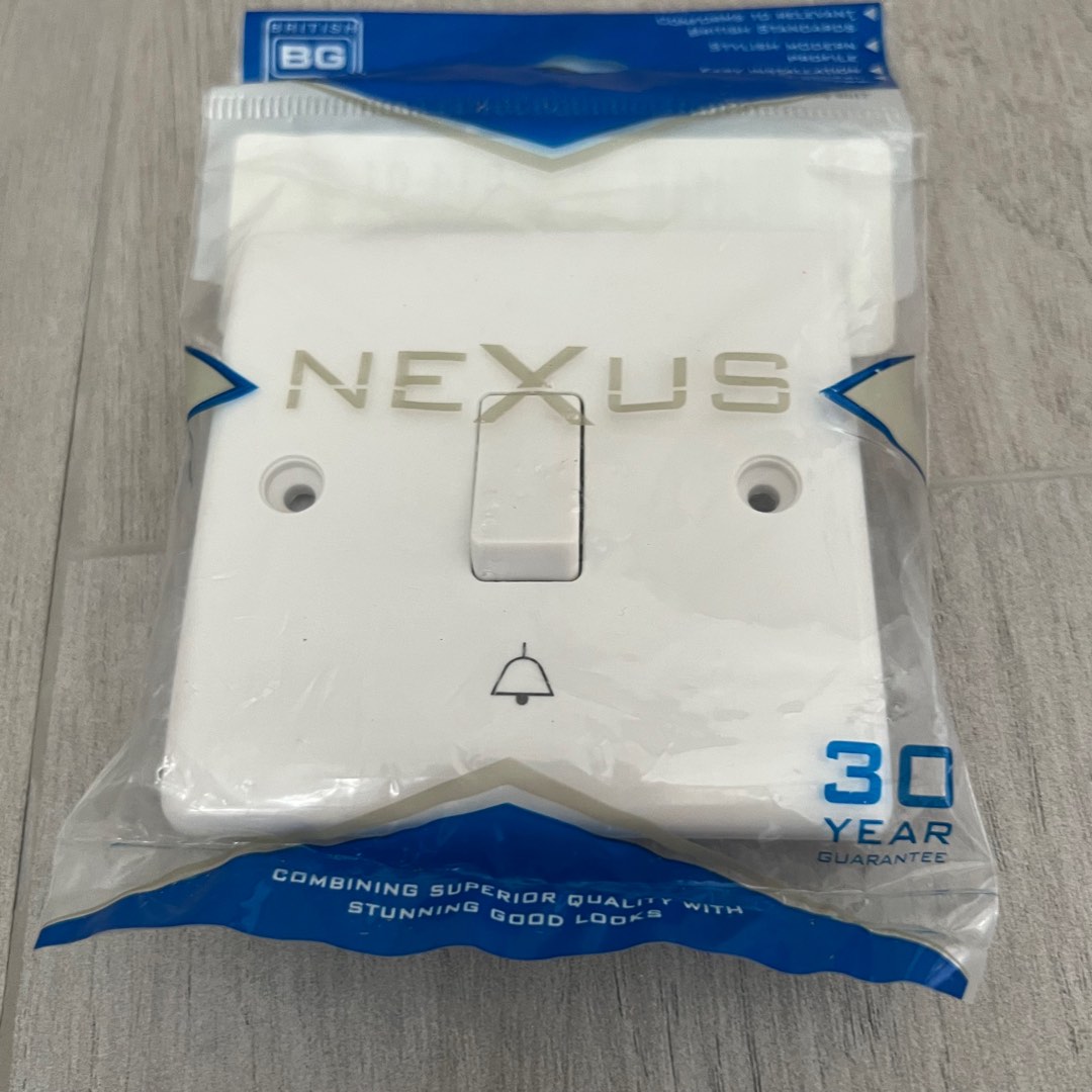 BG (British General) Electrical 門鐘/13A制面, 傢俬＆家居, 保安及門鎖 , 門鎖、門、閘 - Carousell