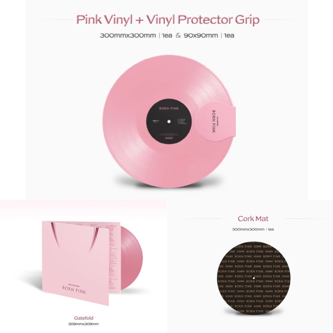 born pink limited edition vinyl set photobook poster blackpink, Hobbies ...