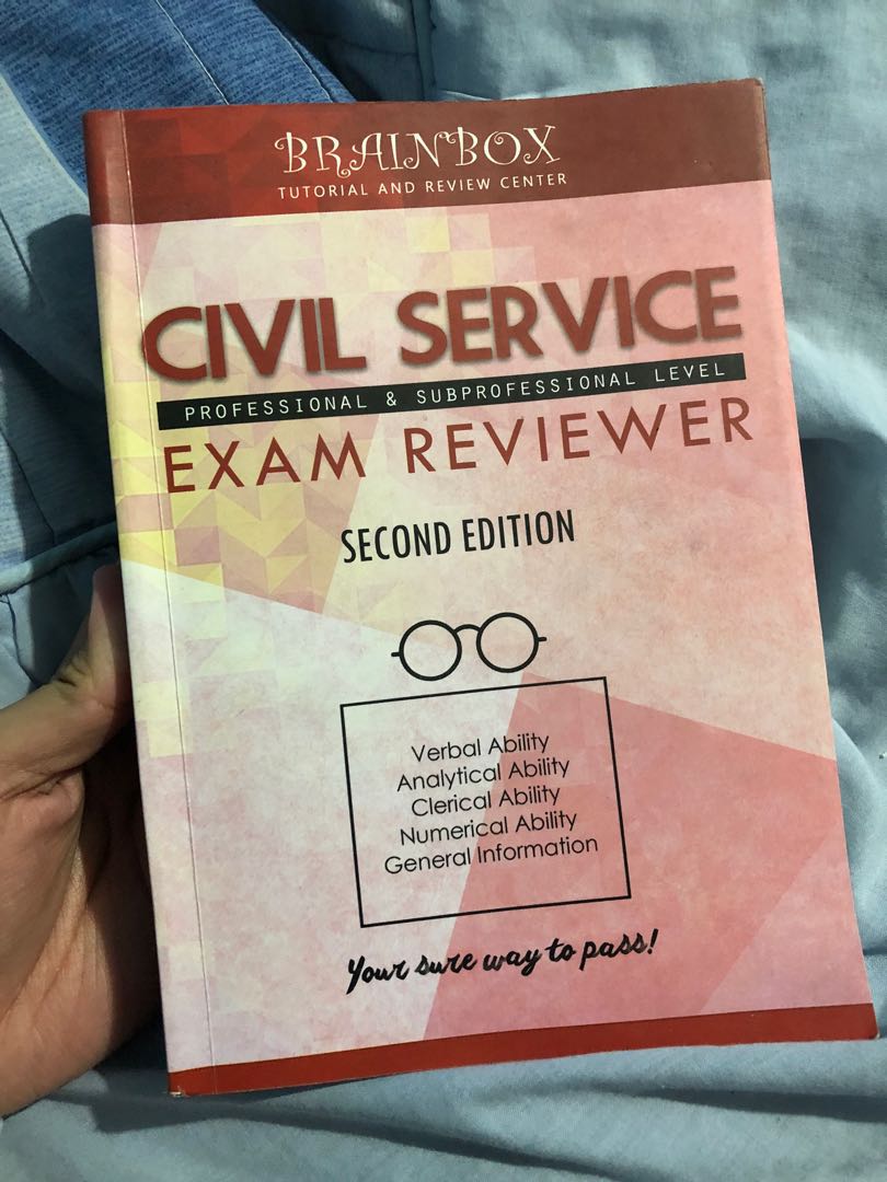 Brainbox Civil Service Exam Reviewer on Carousell