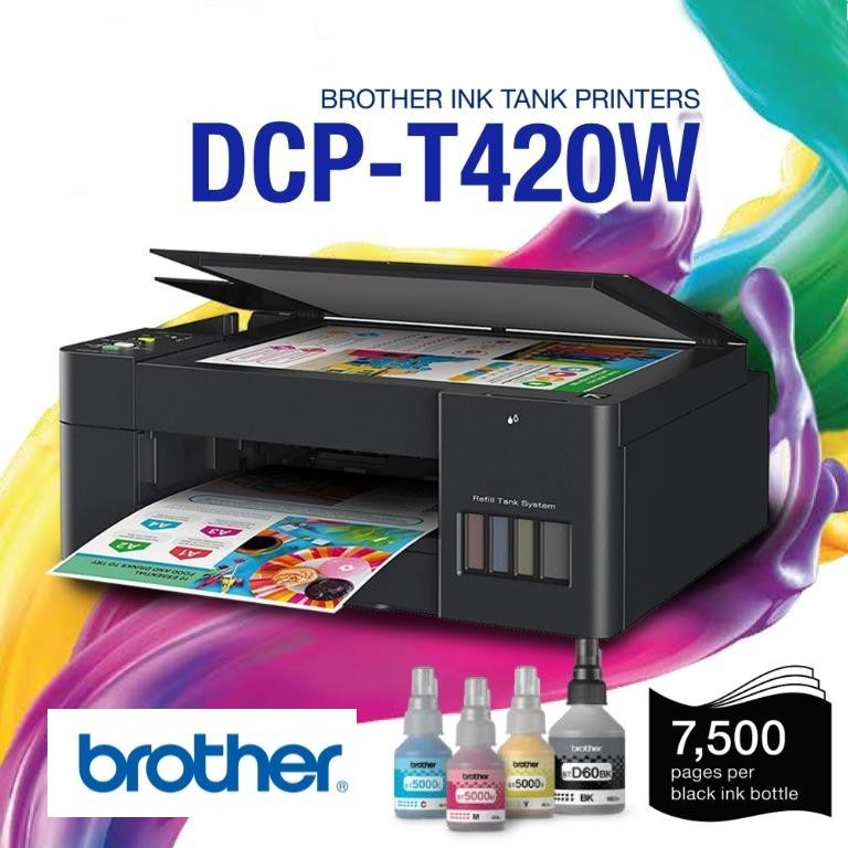 Brother DCP-T420W Ink Tank Printer, Computers & Tech, Printers ...