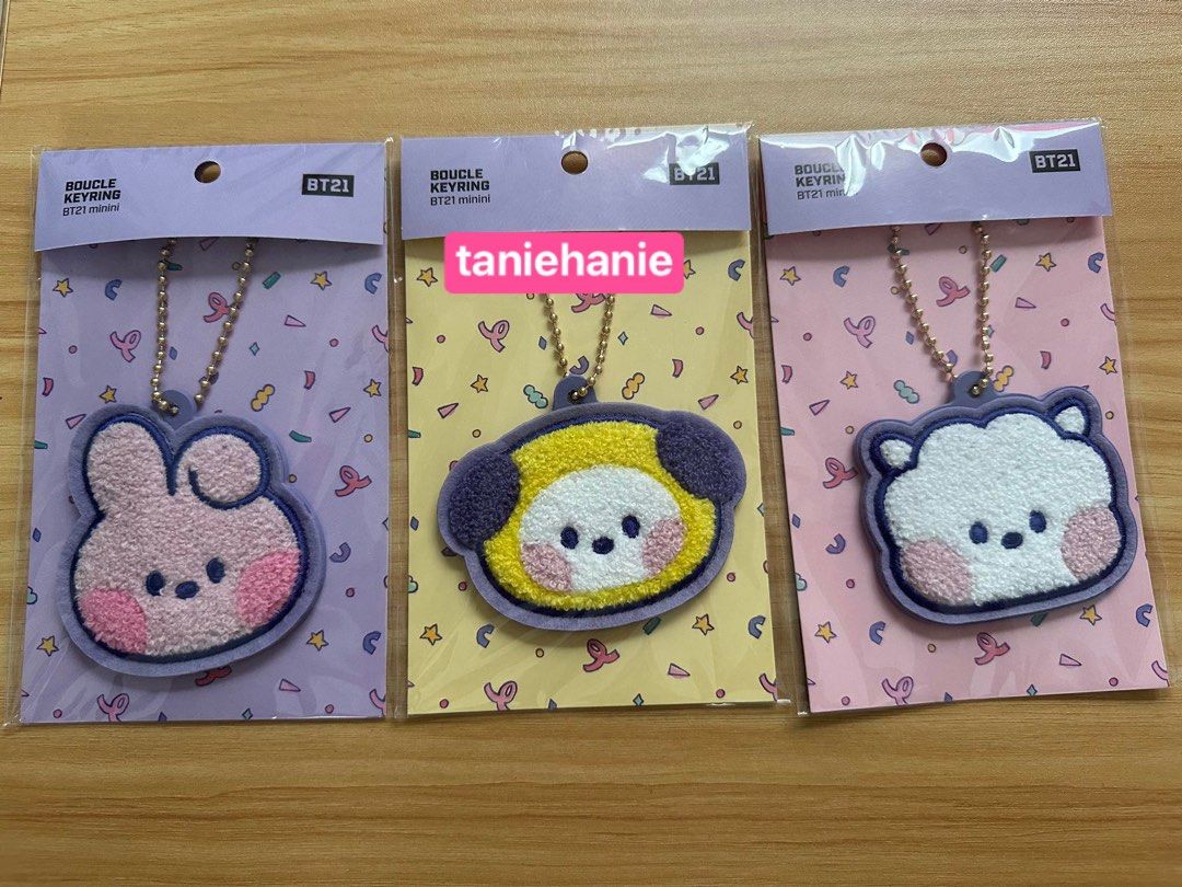 BT21 BOUCLE KEYRING, Hobbies & Toys, Memorabilia & Collectibles, K-Wave on Carousell