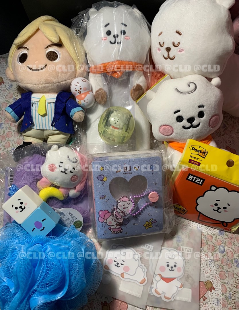 Bts Bt21 JIN RJ merch let go collection part 1, Hobbies & Toys ...