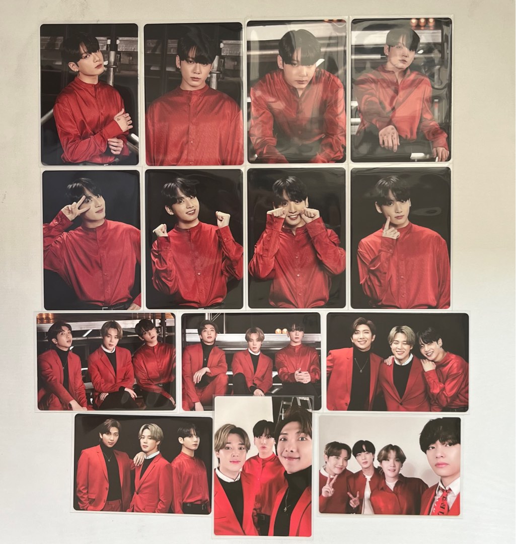 BTS Jungkook JK Map of the Soul ON:E / MOTS ONE Mini Photocard Set ...