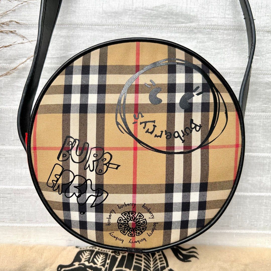 Burberry Cartoon Print Round Crossbody Bag, Luxury, Bags & Wallets on ...