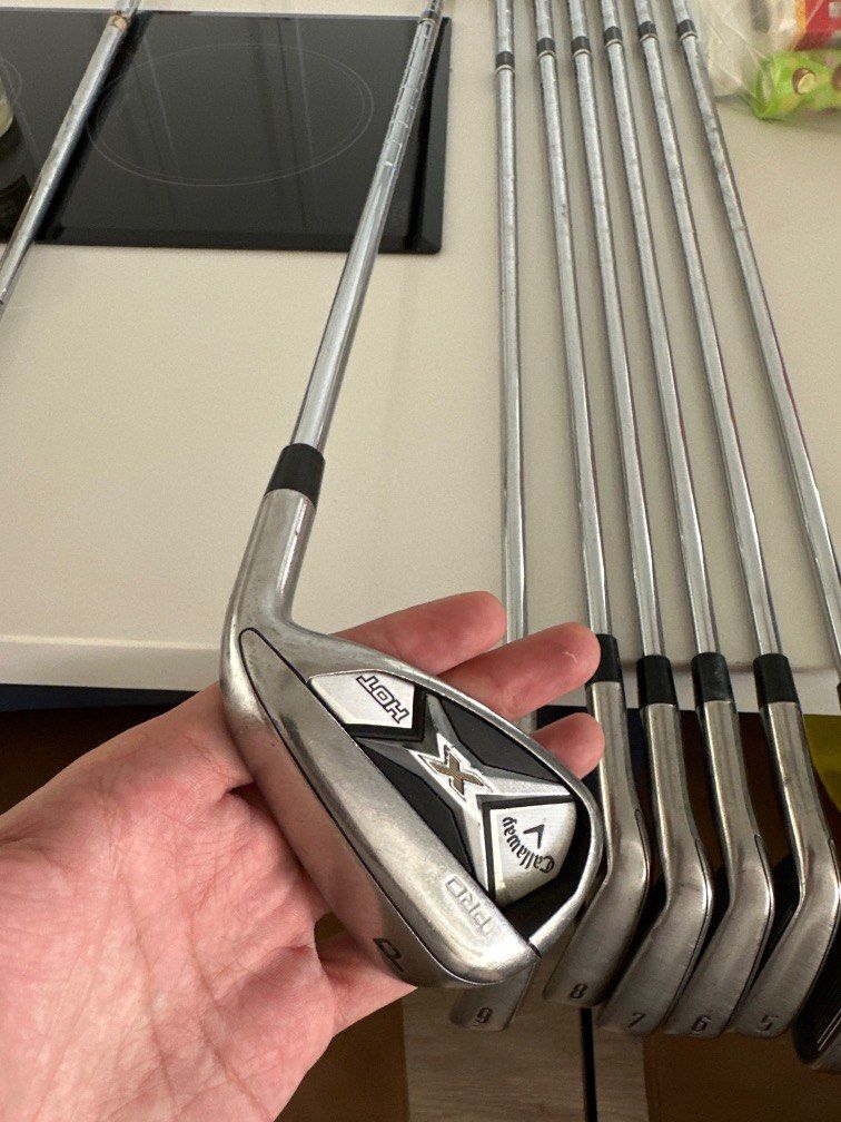 Callaway X Hot Pro Irons, Sports Equipment, Sports & Games, Golf on ...