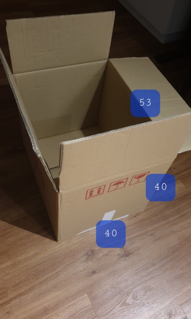 Carton boxes for moving home, Furniture & Home Living, Home Improvement ...