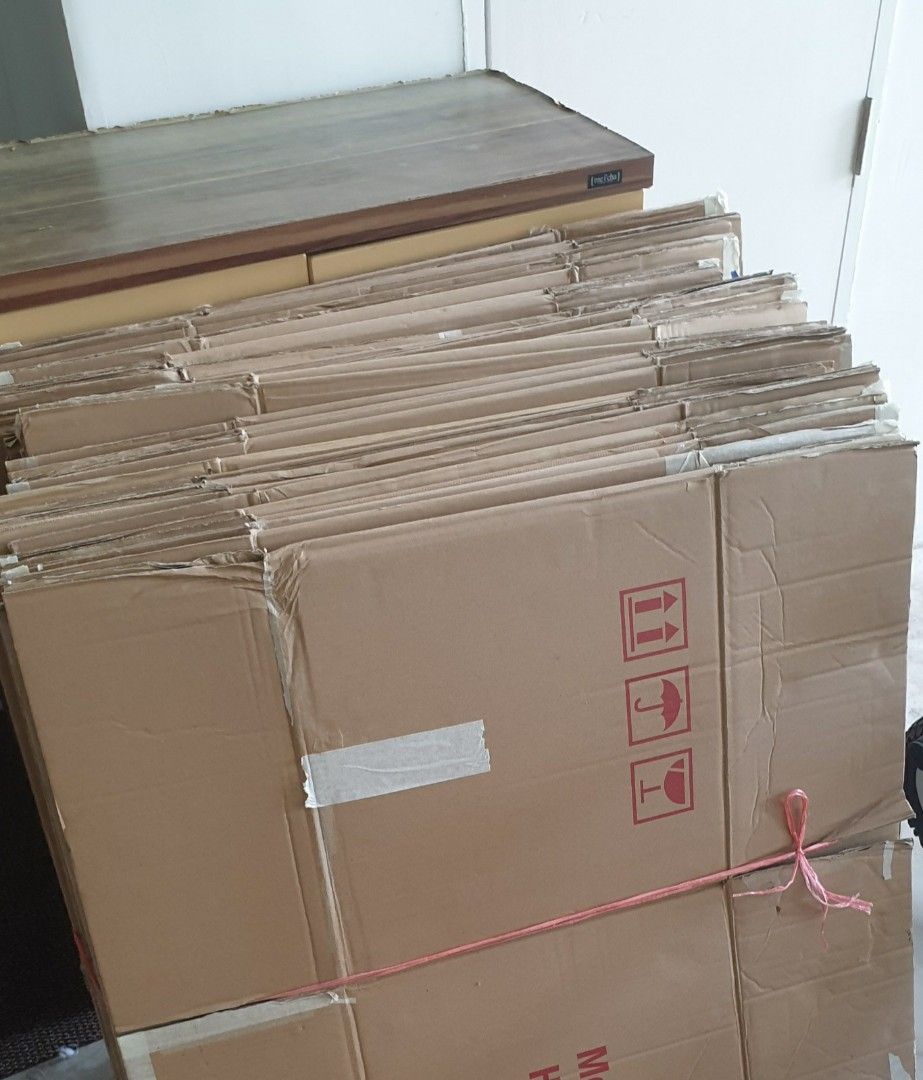 Carton boxes for moving home, Furniture & Home Living, Home Improvement ...