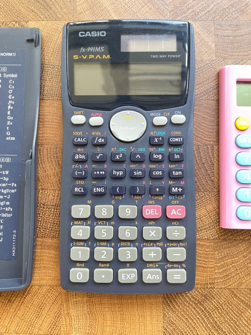 CASIO Scientific Calculator fx-991MS (two way power), Mobile Phones & Gadgets, Other Gadgets on ...