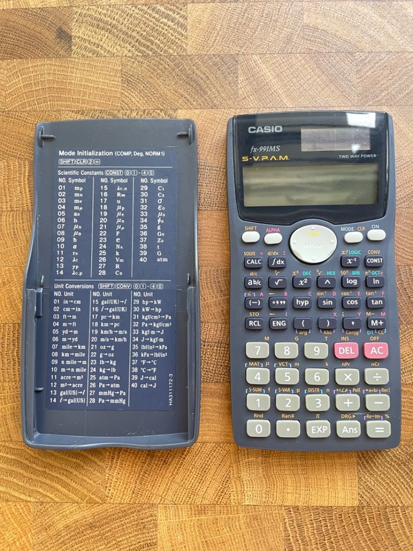 CASIO Scientific Calculator fx-991MS (two way power), Mobile Phones ...
