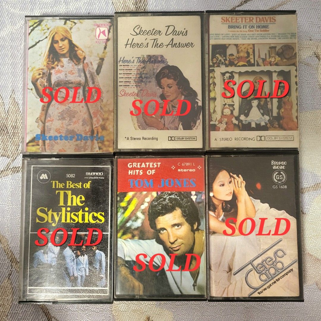 Cassette tape: Anita; Herman; Jesus; Commordores; Neil Diamond, Hobbies & Toys, Memorabilia ...