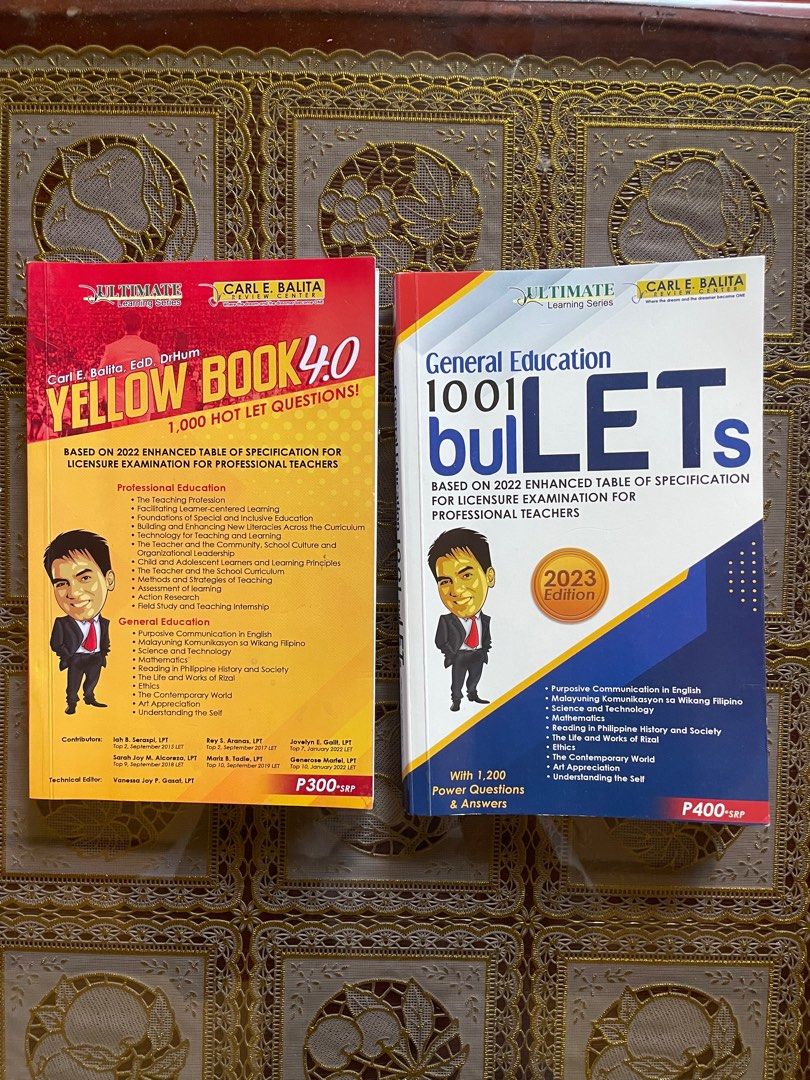 LET TEXTBOOK REVIEWER 2023, Hobbies & Toys, Books & Magazines, Textbooks on Carousell