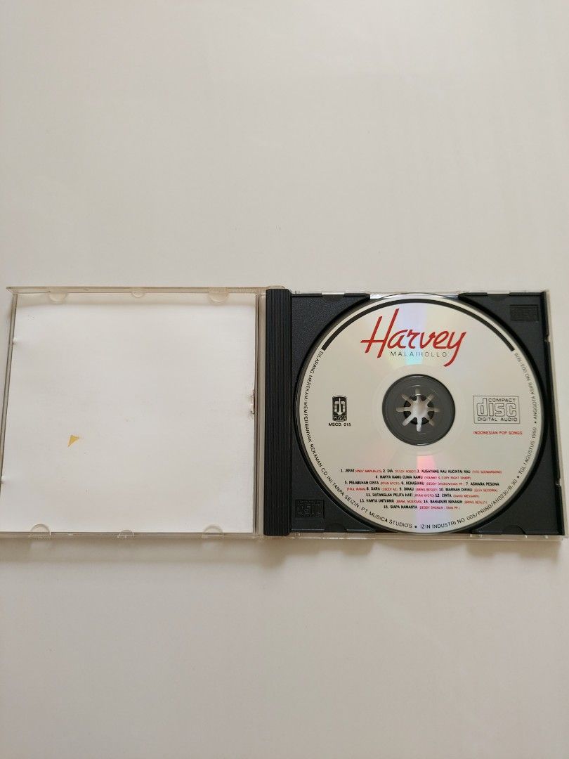 CD Harvey Malaihollo - Malay Songs, Hobbies & Toys, Music & Media, CDs & DVDs on Carousell