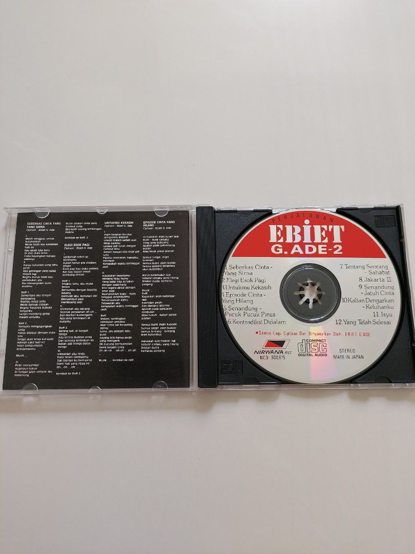 Cd Perjalanan Ebiet G Ade Vol Ii Malay Songs Hobbies And Toys Music