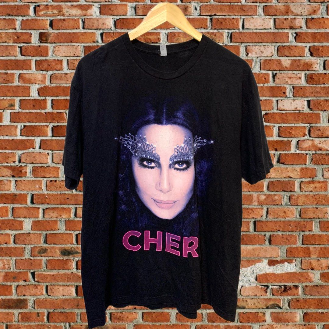 Cher Dressed to kill tour shirt, Men's Fashion, Tops & Sets, Tshirts ...