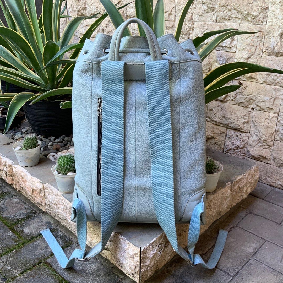 CHROME HEARTS GENUINE LEATHER BACKPACK RARE, Fesyen Pria, Tas & Dompet ...