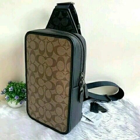 Coach Sullivan Pack in Signature Canvas on Carousell