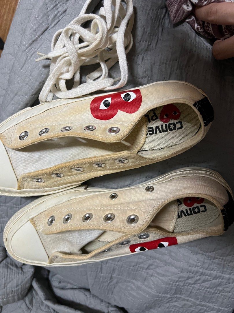Converse cdg play original, Women's Fashion, Footwear, Sneakers on ...