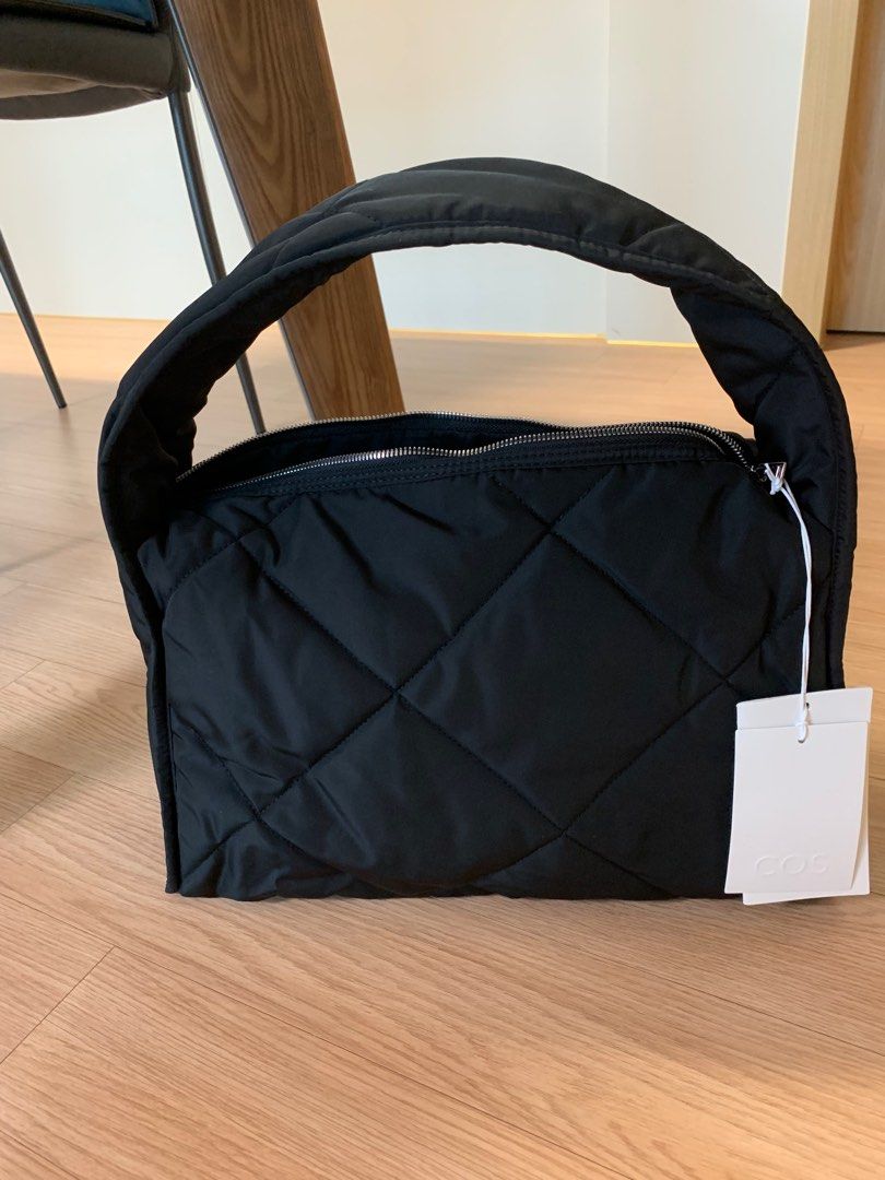 Cos Diamond quilted bag black mini, Women's Fashion, Bags & Wallets ...